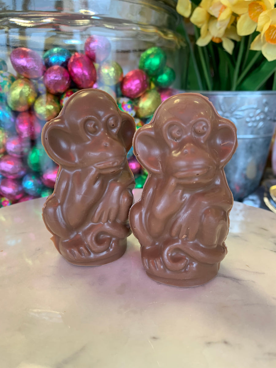 Easter Monkey! Solid Milk Chocolate 2.5oz – barkuschocolates